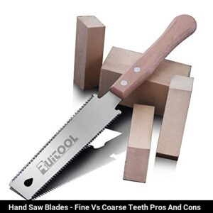 Hand Saw Blades: Fine-Toothed Vs. Coarse-Toothed - Pros And Cons ...
