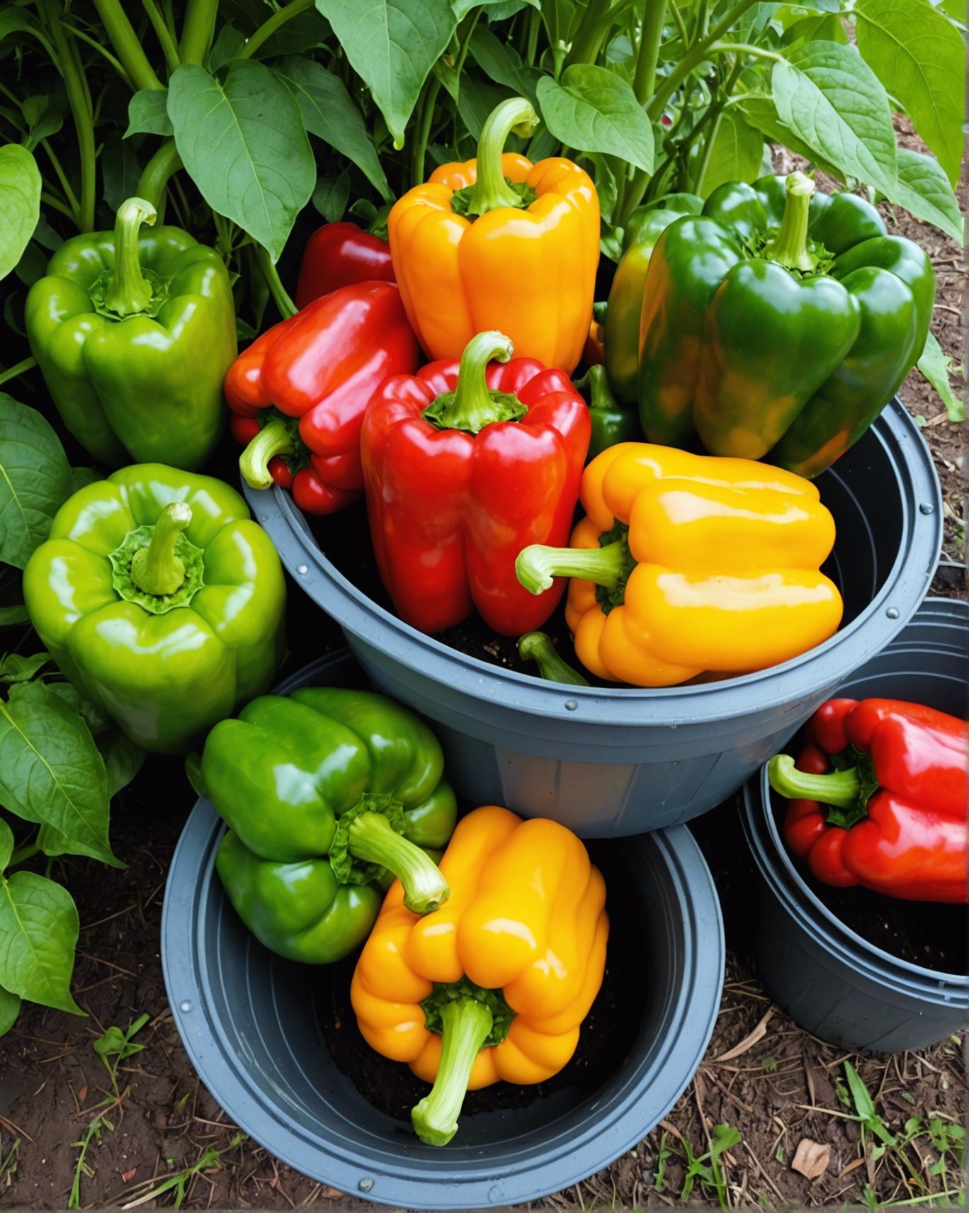 How To Grow Buckets Full Of Bell Peppers - Toolz Geek