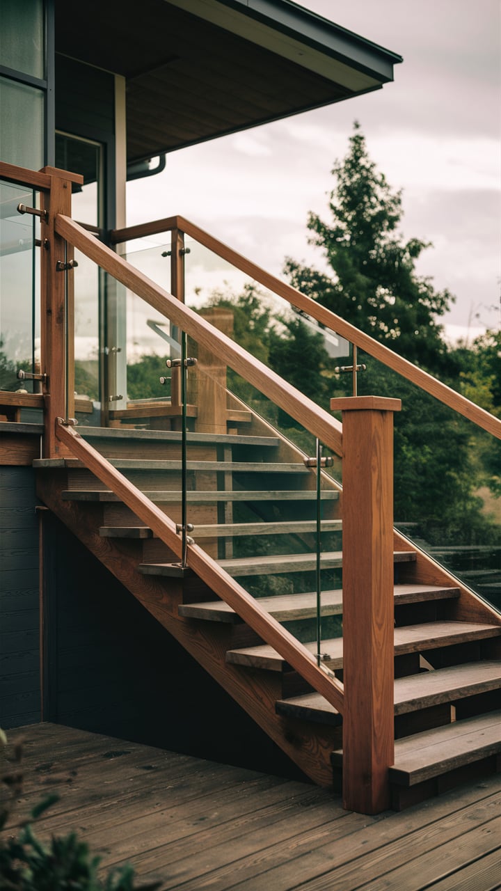 20 Backdoor Steps To Patio With Railing Ideas - Toolz Geek